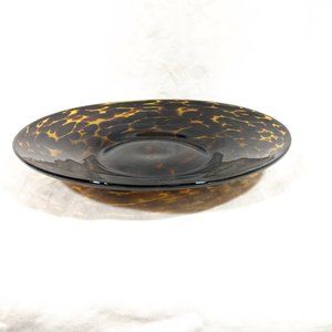 Pier 1 | Dining | Set Of 2 Nwt Pier Tortoise Shell Glass Plates | Poshmark